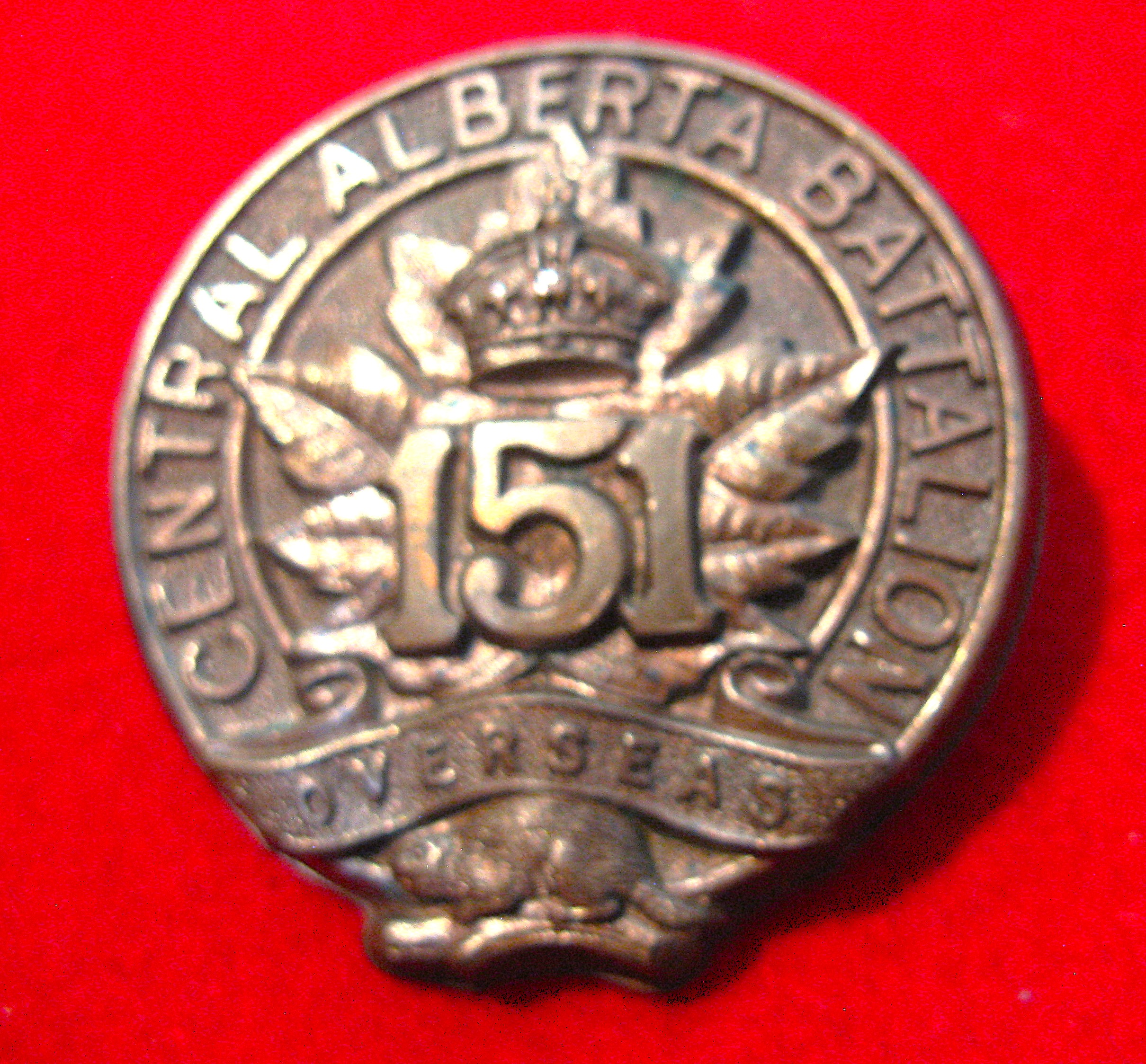 CEF WWI 151st Battalion Cap badge - Shoulder to Shoulder Collectibles