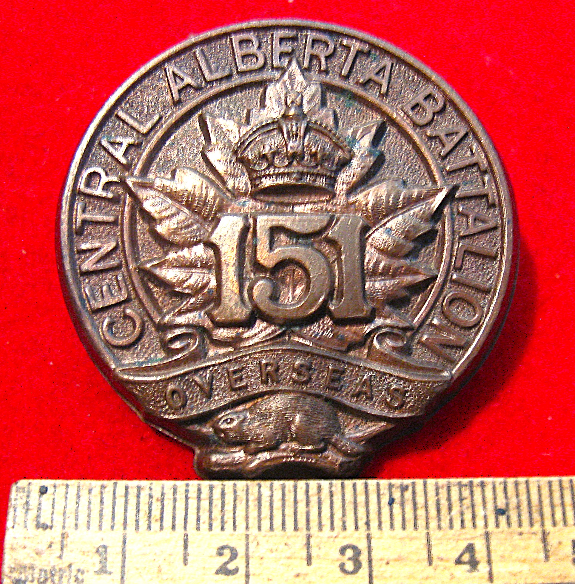 CEF WWI 151st Battalion Cap badge - Shoulder to Shoulder Collectibles